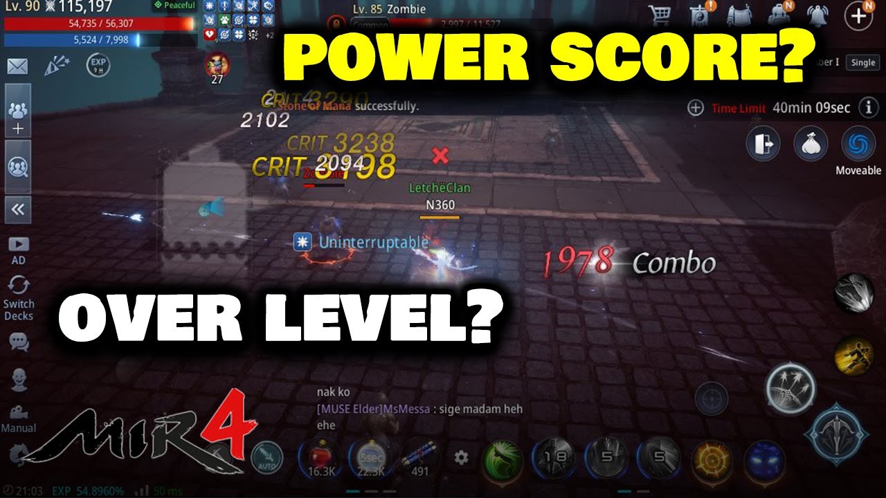 What to Priority, Level or Power Score? Newbie Tips - MIR4 (Tagalog ...