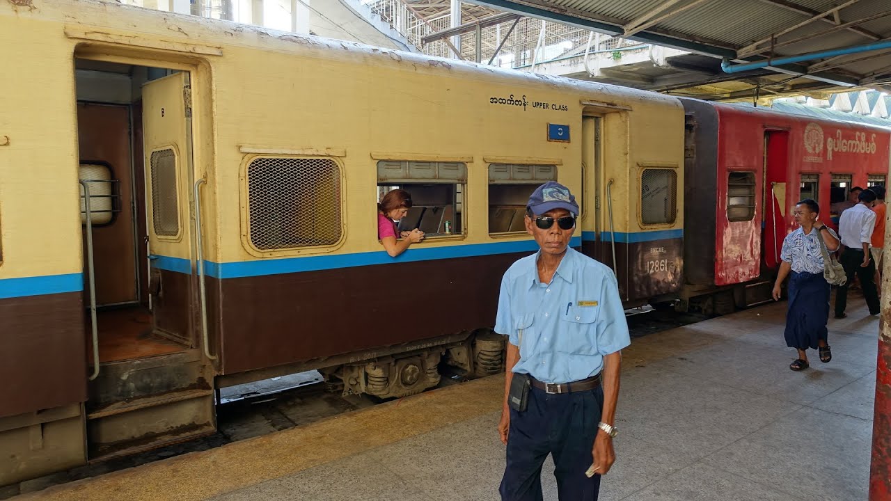 Burma State Railway. Rangoon - Bagan Train - YouTube