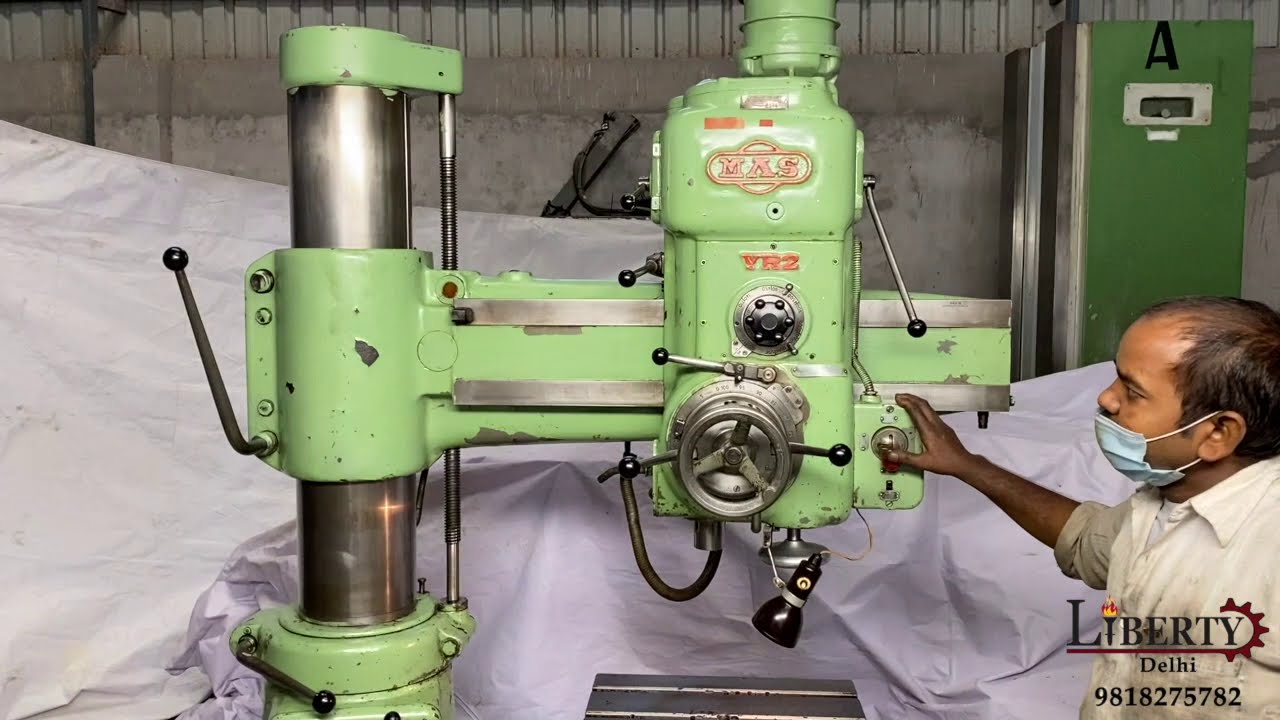 Radial Drilling Machine - MAS VR2 - YouTube