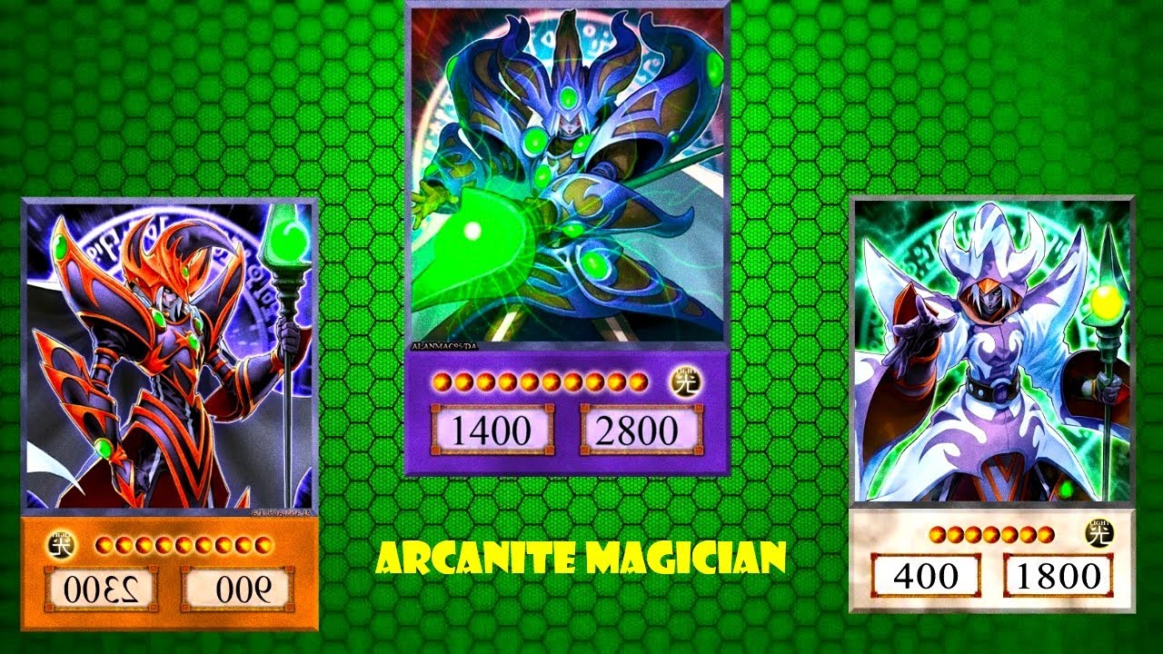 (YGOPRO) Arcanite Magician deck,Quintet Magician - YouTube