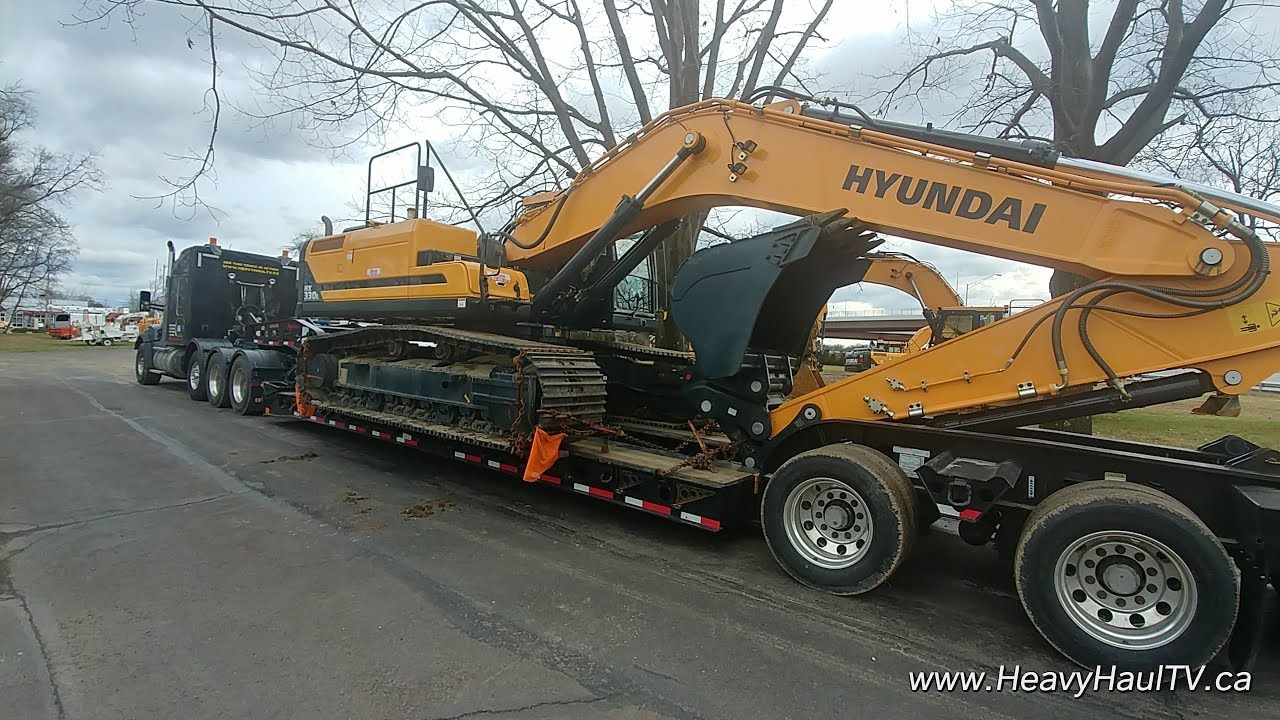 HYUNDAI 330L -- 76,000 LB -- 11'6" WIDE - YouTube