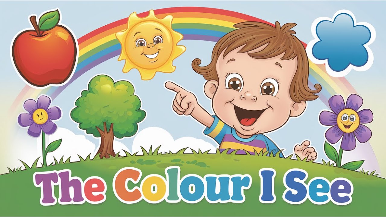 “The Colour I See – A Colorful Nursery Rhyme for Kids” - YouTube