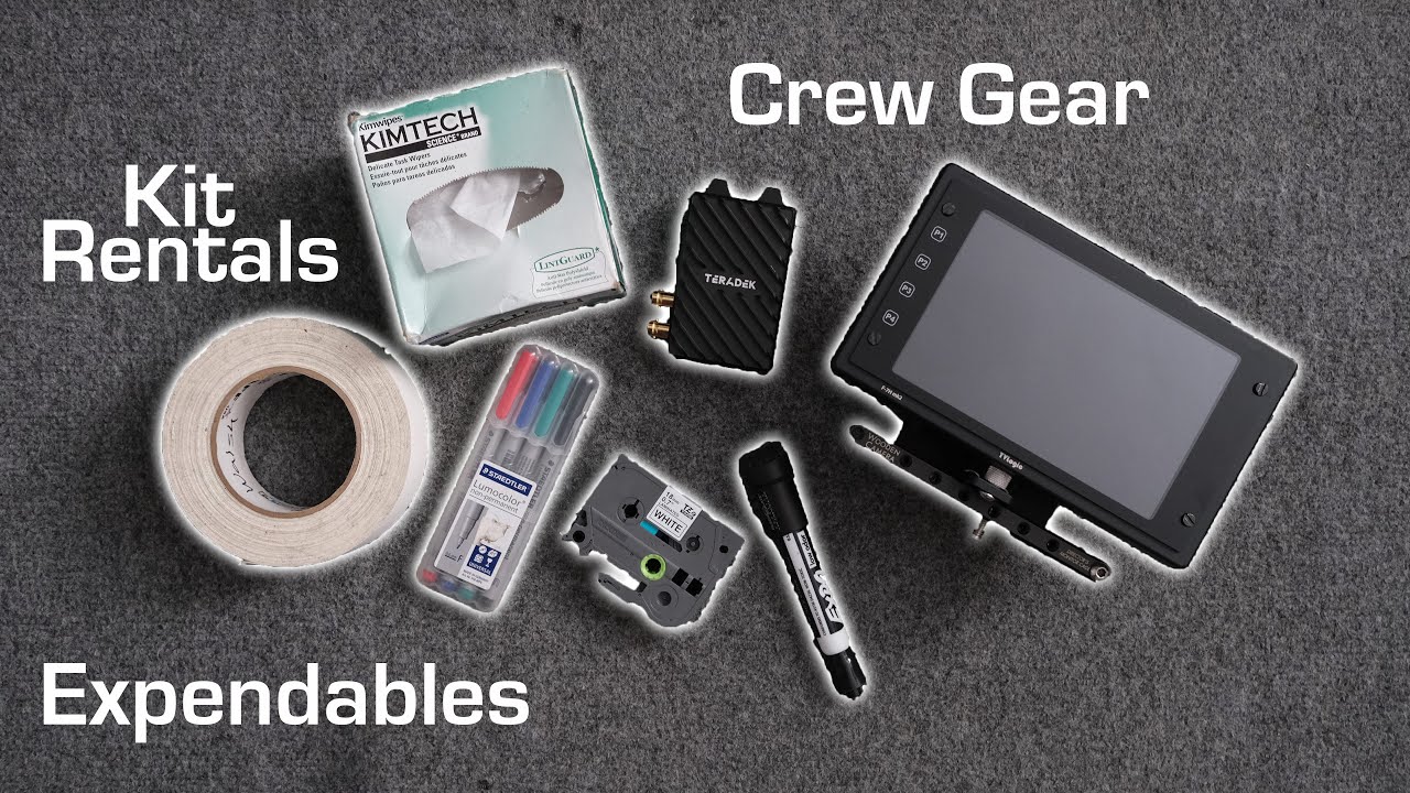 Kit Rental, Crew Gear and Expendables. How does it work? - YouTube