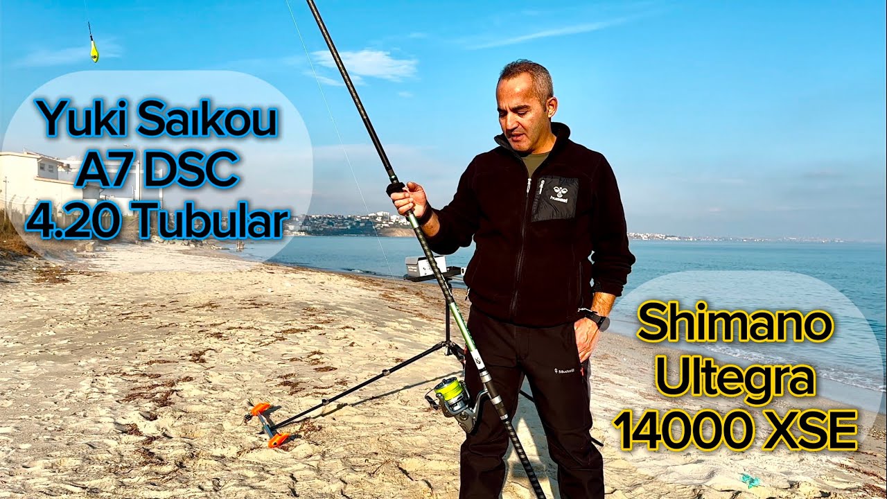 Surf casting ; Yuki saiko A7 dsc + Shimano Ultegra 14000 XSE ( Tanıtım ...