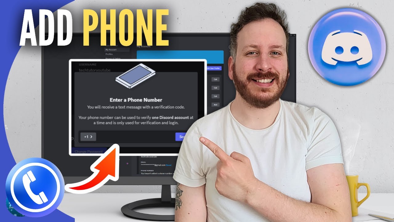 How To Add A Phone Number To Discord - YouTube