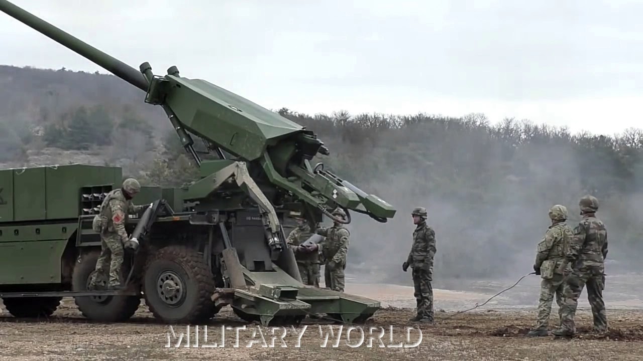 Fastest Howitzer in The World # caesar artillery system - YouTube
