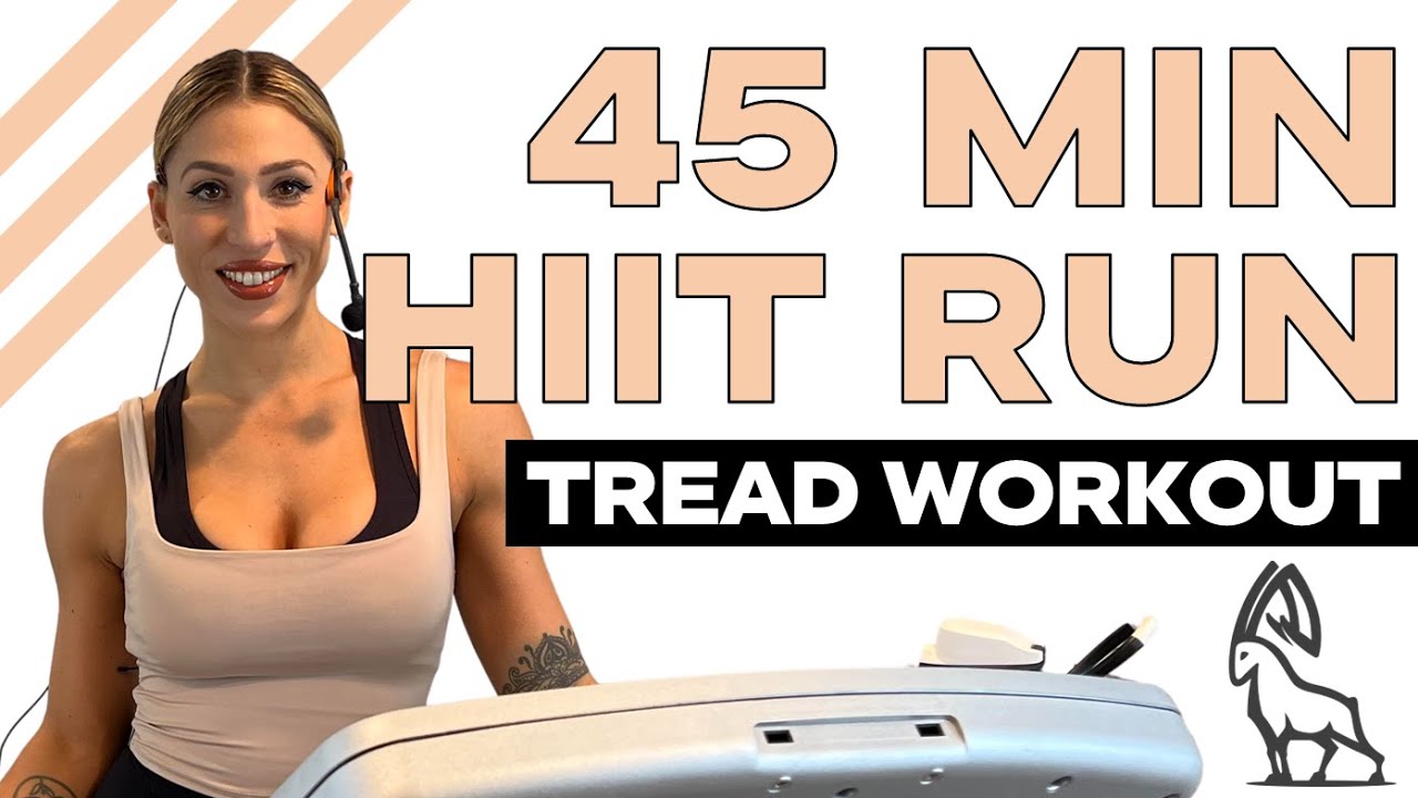 45 MIN HIIT RUN | Treadmill Follow Along! - YouTube