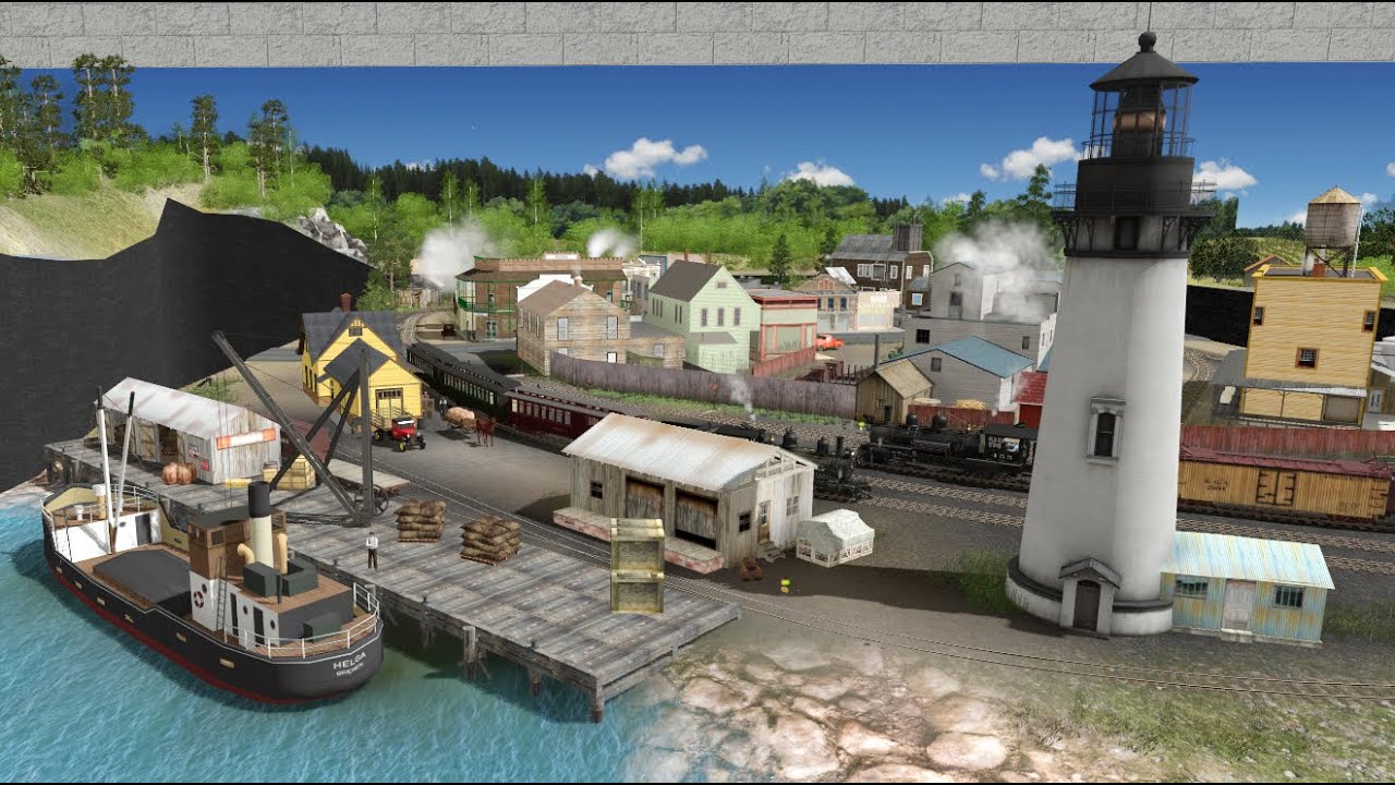 Colorado and Pacific Sn3 Model Railroad Layout Design - YouTube