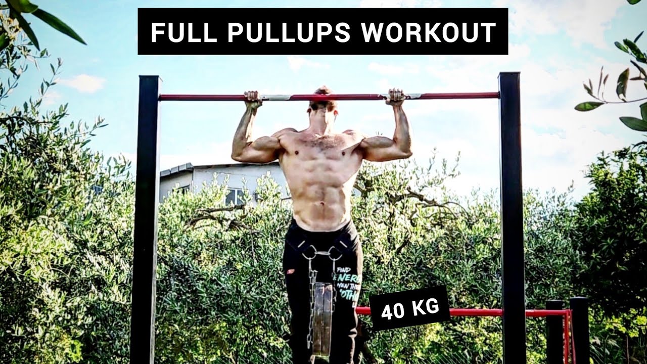 PULLUPS WORKOUT - 570 REPS (WEIGHTED + BODYWEIGHT) - YouTube