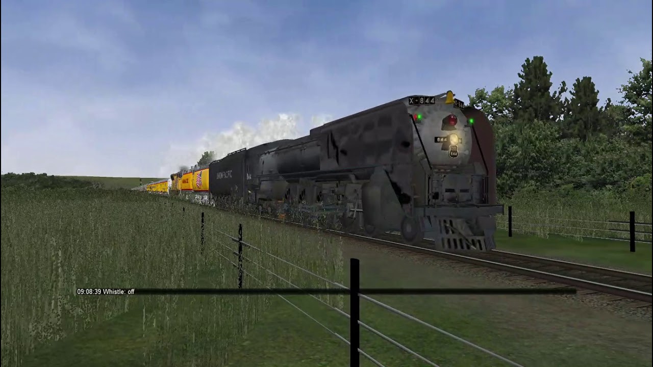 UP844 RBBX CIRCUS 🎪 TRAIN-OPEN RAILS TRAIN SIMULATOR. - YouTube