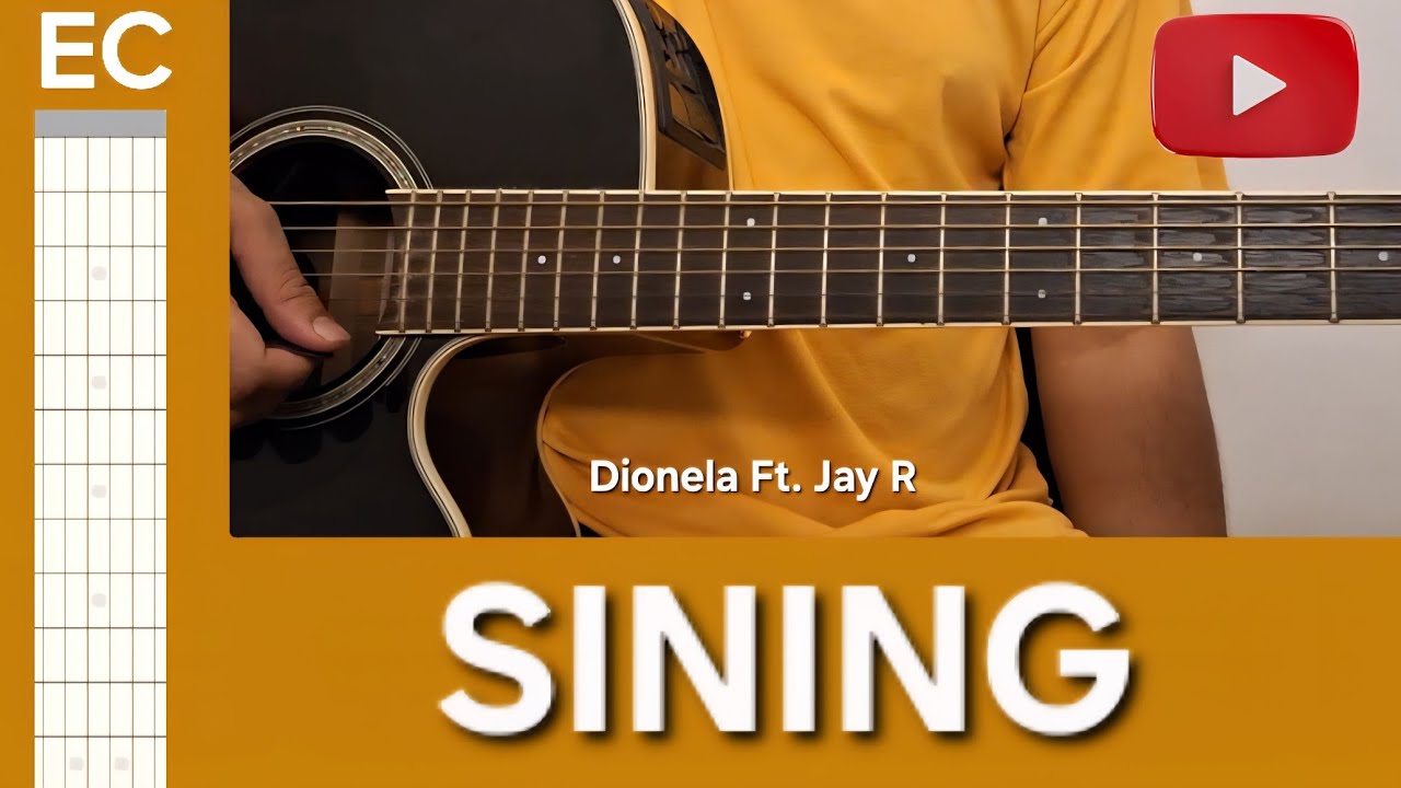 Sining | EC Guitar Tutorial | Dionela Ft Jay R - YouTube