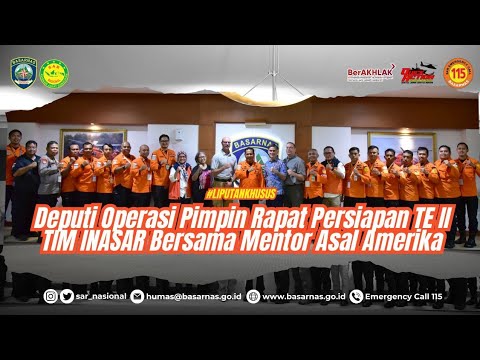 Deputi Operasi Pimpin Rapat Persiapan TE II TIM INASAR Bersama Mentor ...