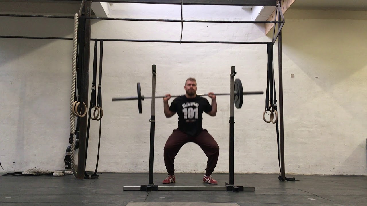 Wide Stance Back Squats - YouTube