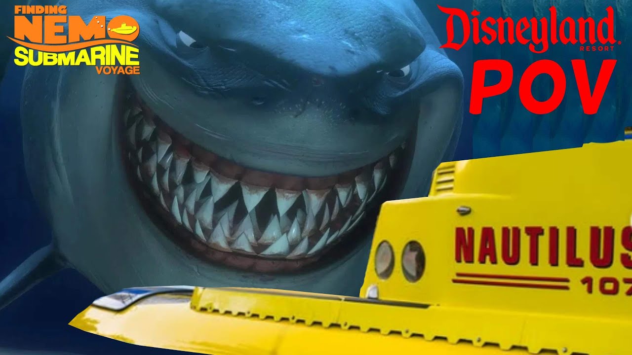 Finding Nemo Submarine Voyage Disneyland full ride POV - YouTube
