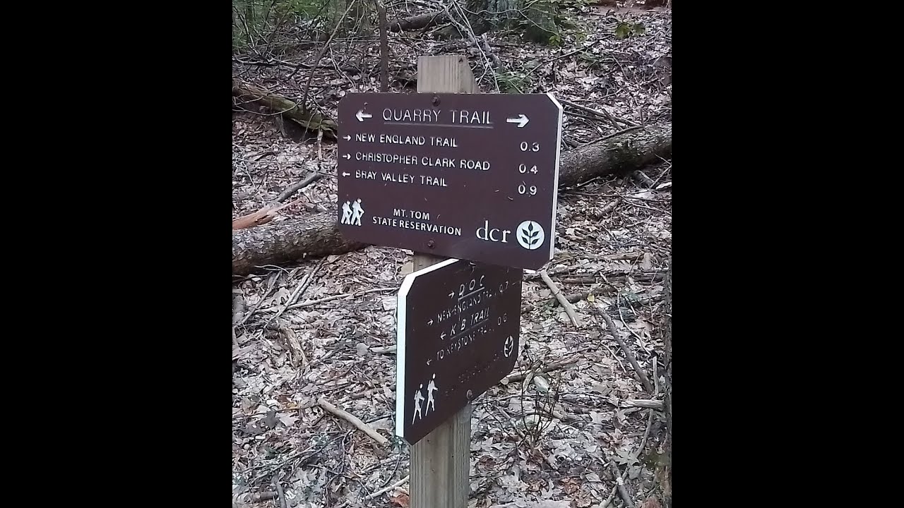Quarry Trail at the Mount Tom State Reservation in Holyoke ...