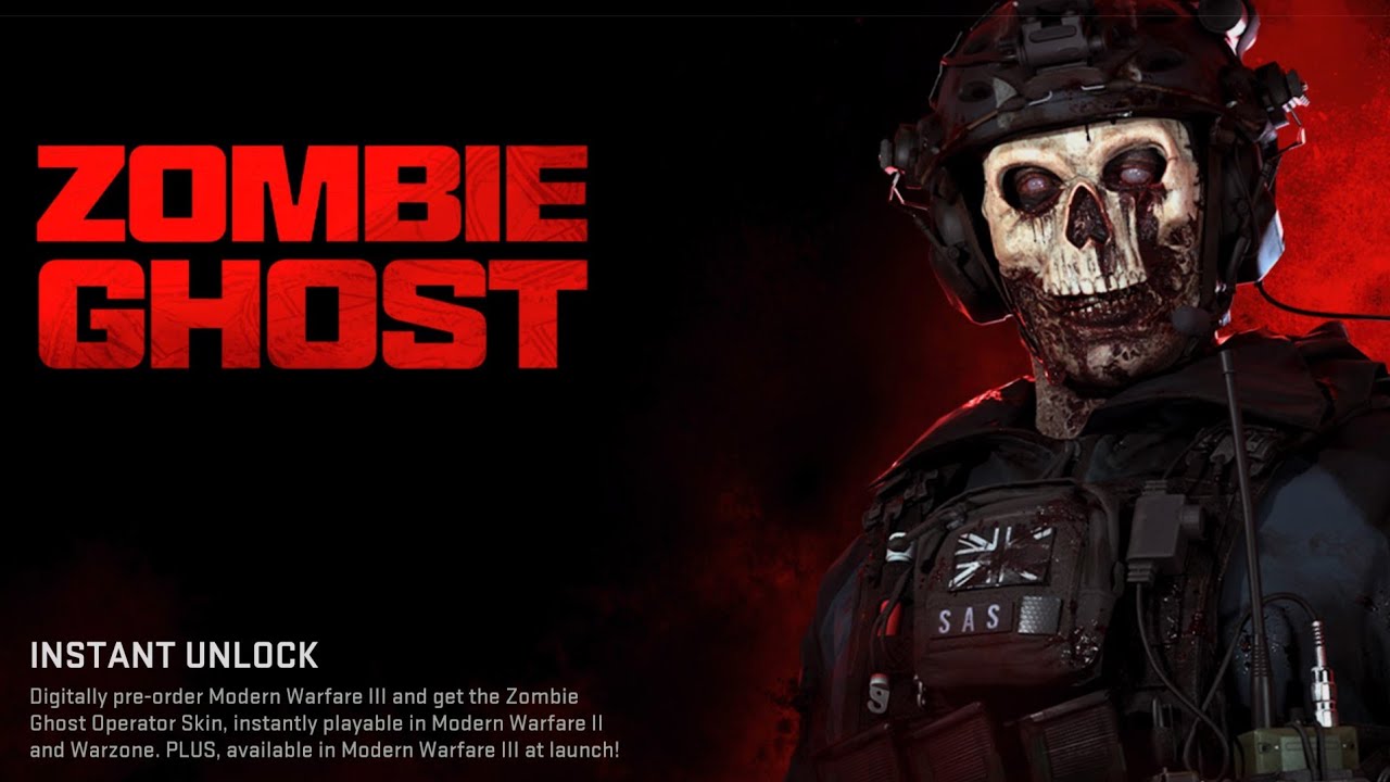 Zombie Ghost🔓MW3 Pre Order Bonus - YouTube