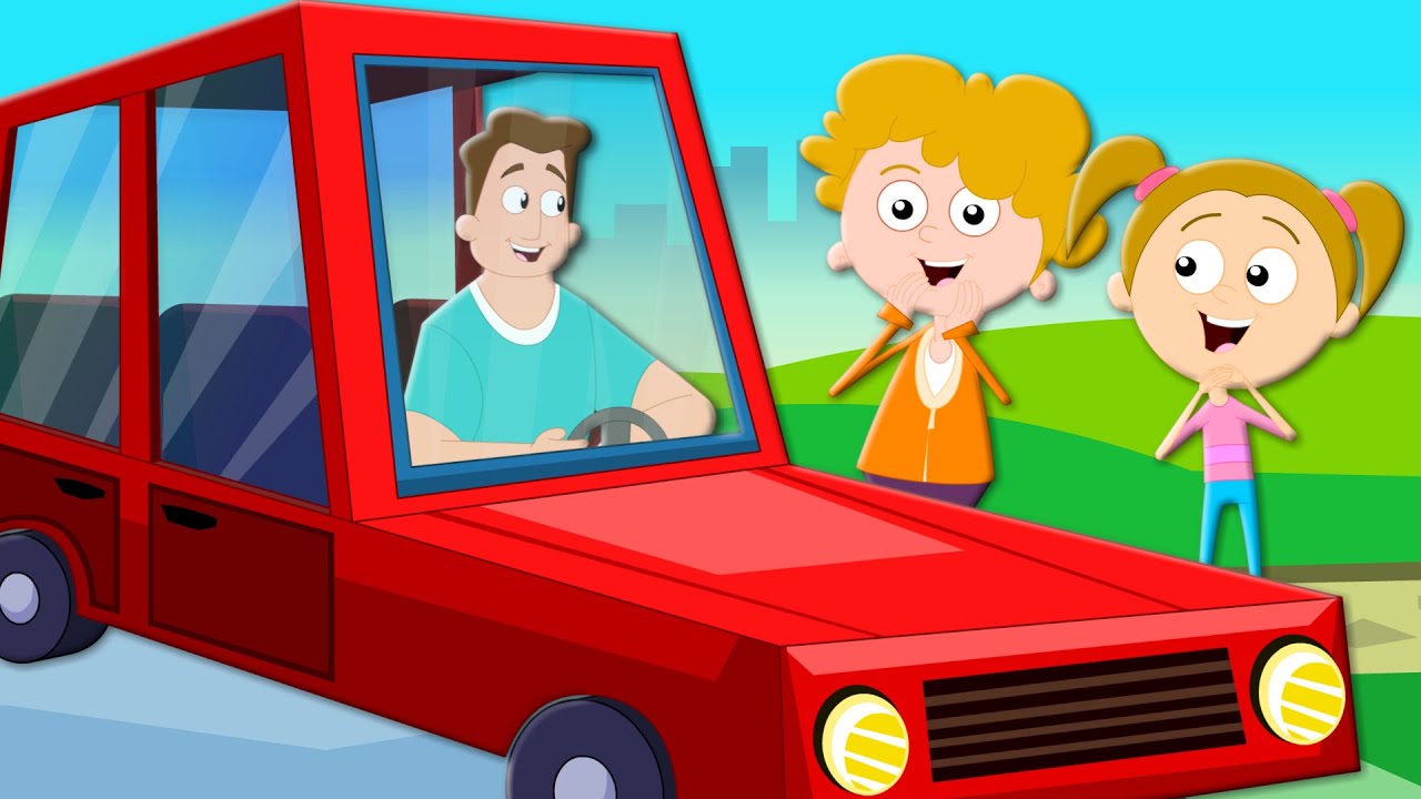 daddy's new car | original nursery rhymes | kids songs | children ...