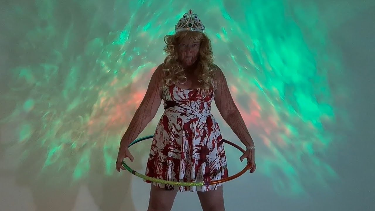 Carrie - Halloween Hula Hoop Dance By Joy Donaldson - YouTube