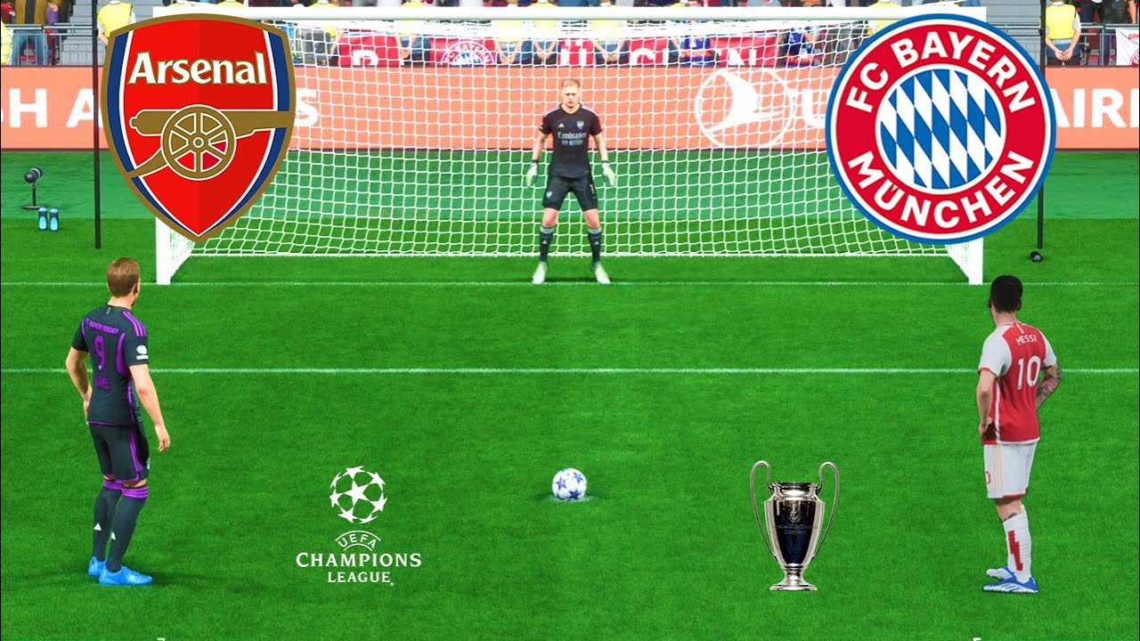 Arsenal vs Bayern Munich / Messi vs Kane / Penalty Shootout / UCL Final ...