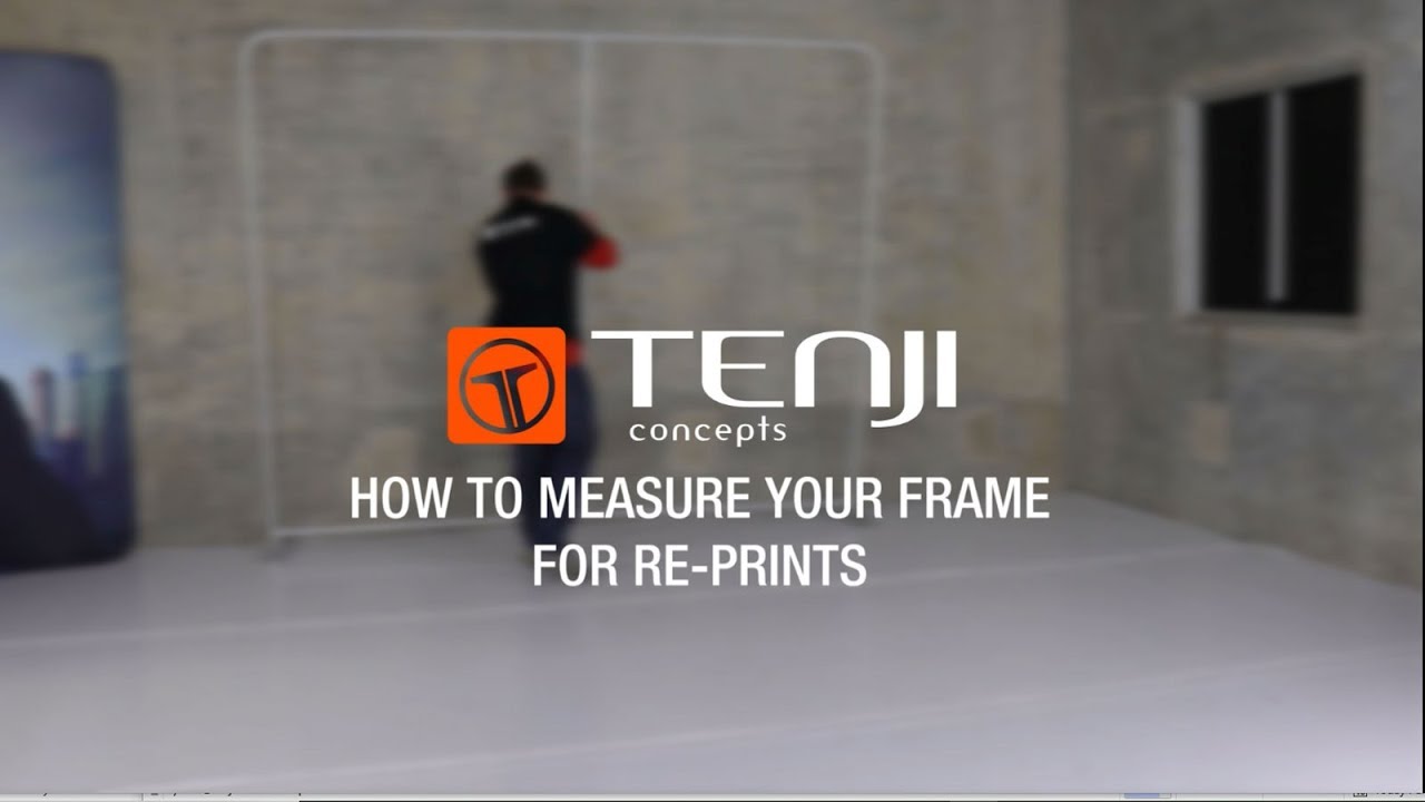 How to measure your frame for a re print - YouTube