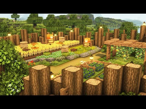 [Minecraft] 🌾🥕 Aesthetic Farm Tutorial / Mizuno's 16 Craft Resource Pack