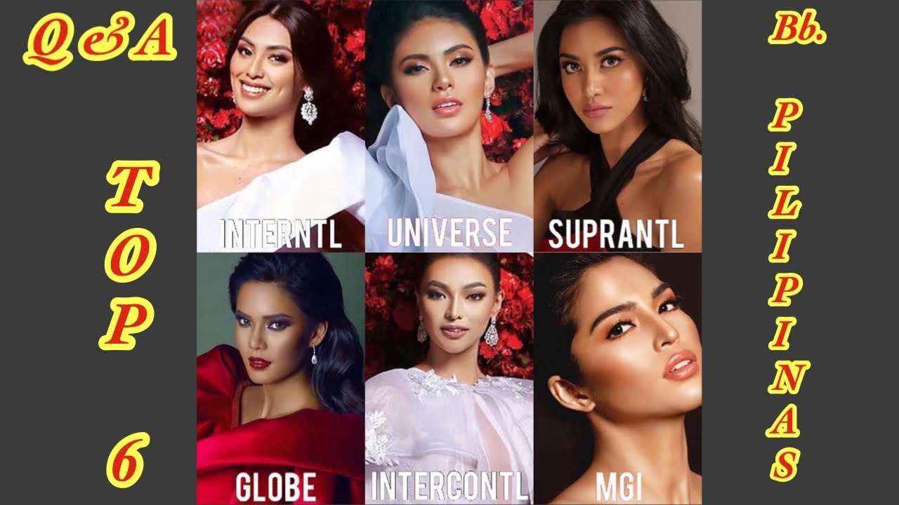 Bb Pilipinas 2019 Top 6 Final Question and Answer (Q & A Portion) - YouTube