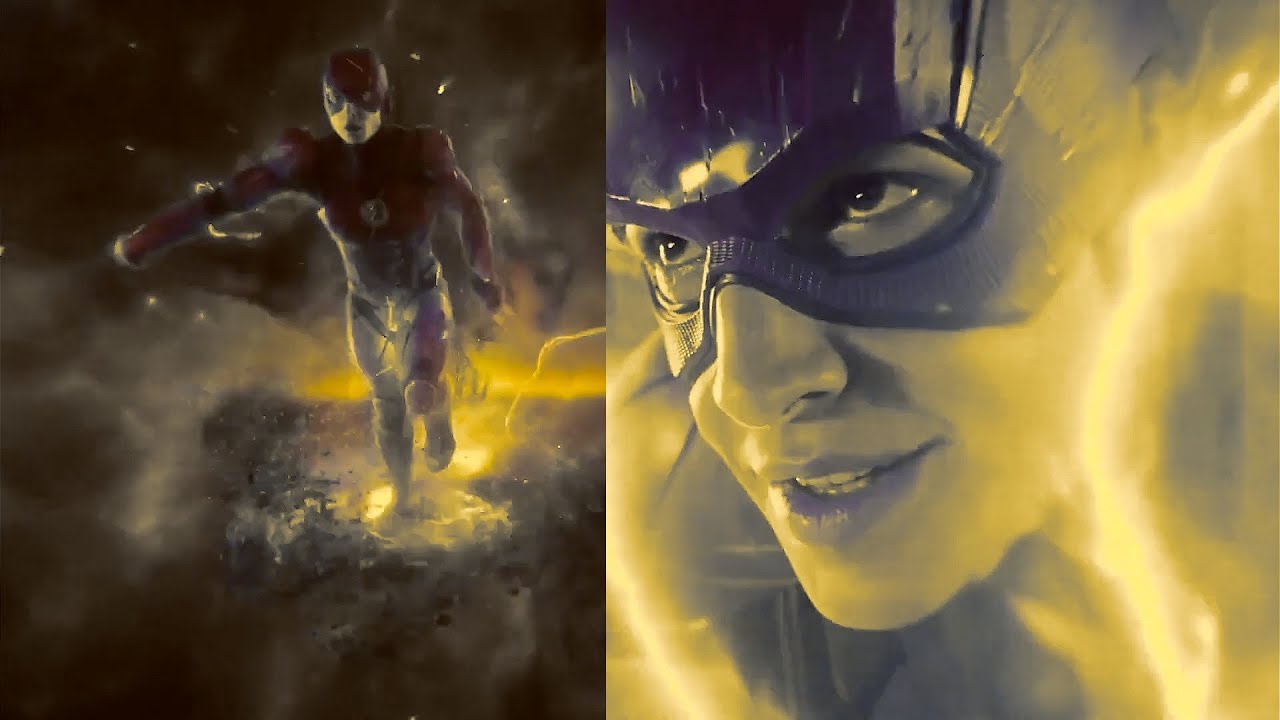 ZSJL - The Flash Travels Back In Time Scene, but with Yellow Lightning ...