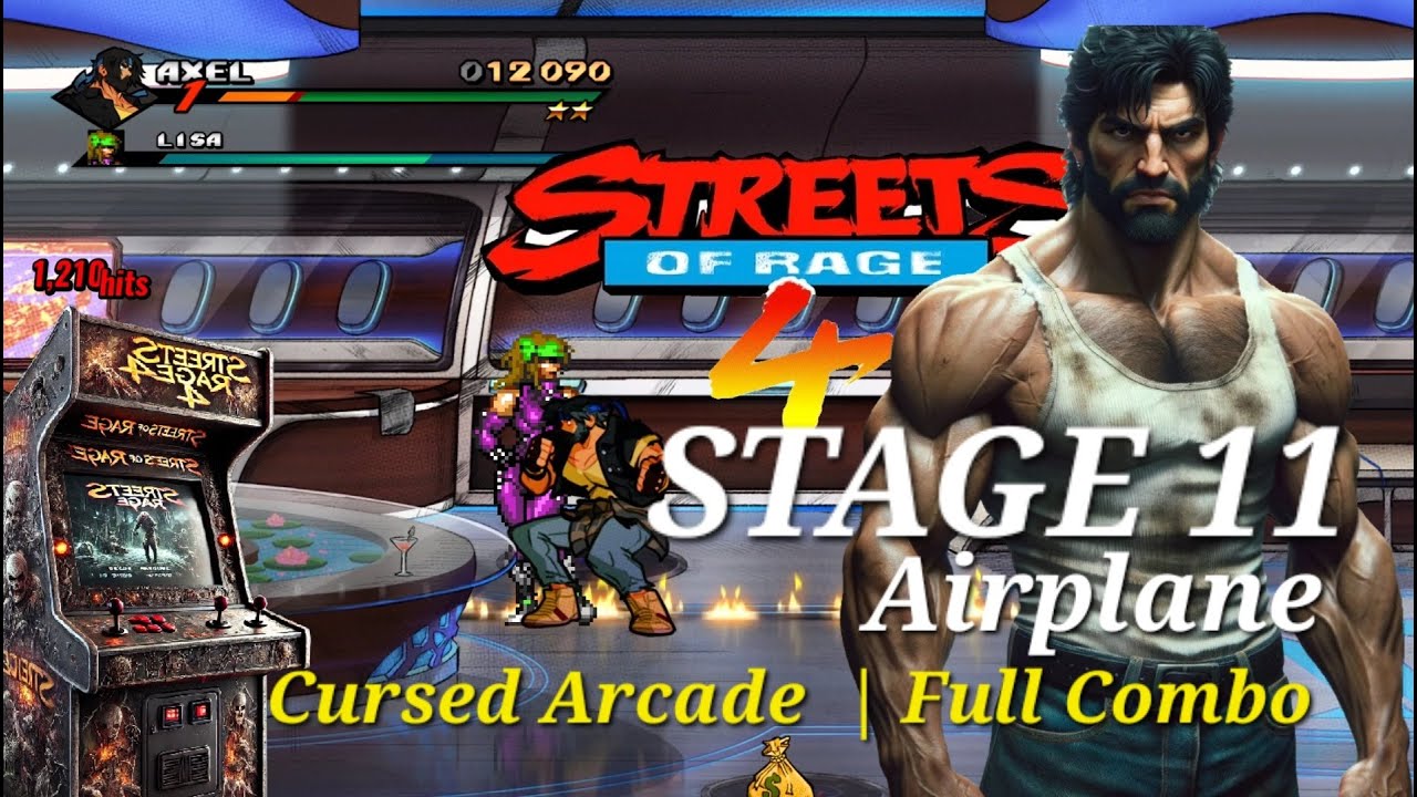 Stage 11 Airplane- FULL COMBO +Cursed Arcade - Streets of Rage 4 (v8 ...