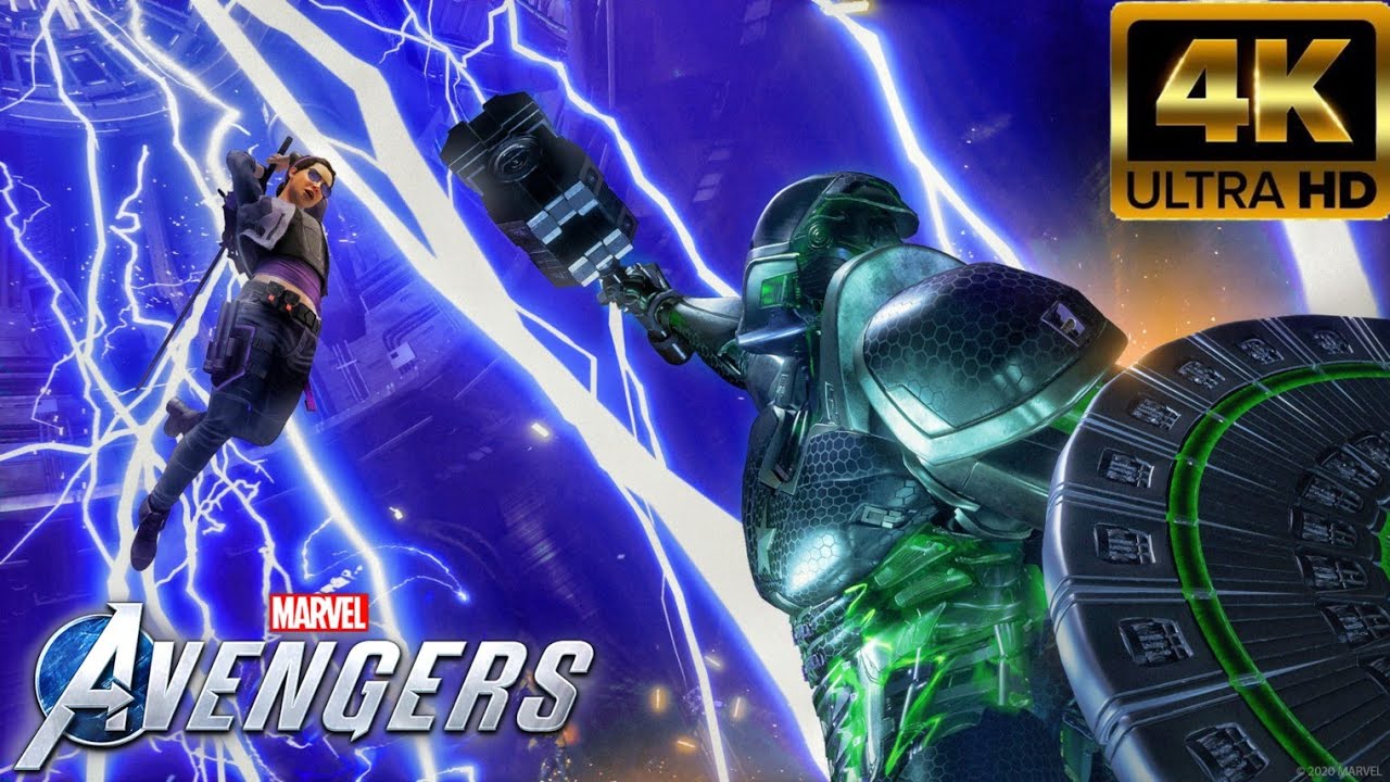 Kate Bishop vs Super Adaptoid Marvel's Avengers Taking Aim Ending/Final ...