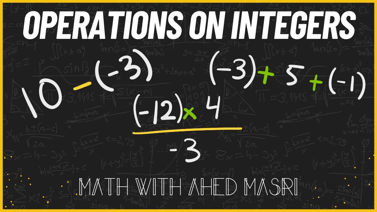 Master All Integer Operations | Add, Subtract, Multiply & Divide ...