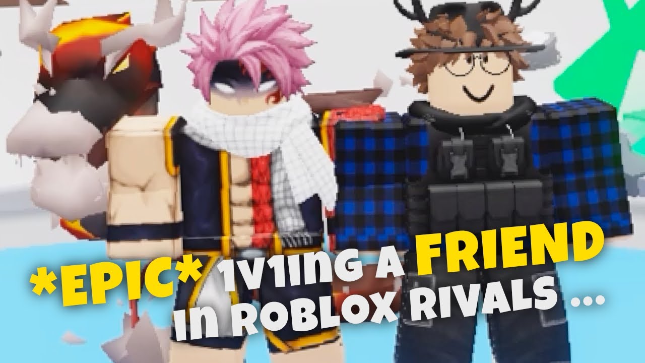 *EPIC* 1v1ing a FRIEND in ROBLOX RIVALS ! - YouTube