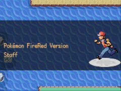 Strange Credits Glitch in Pokémon Firered - YouTube