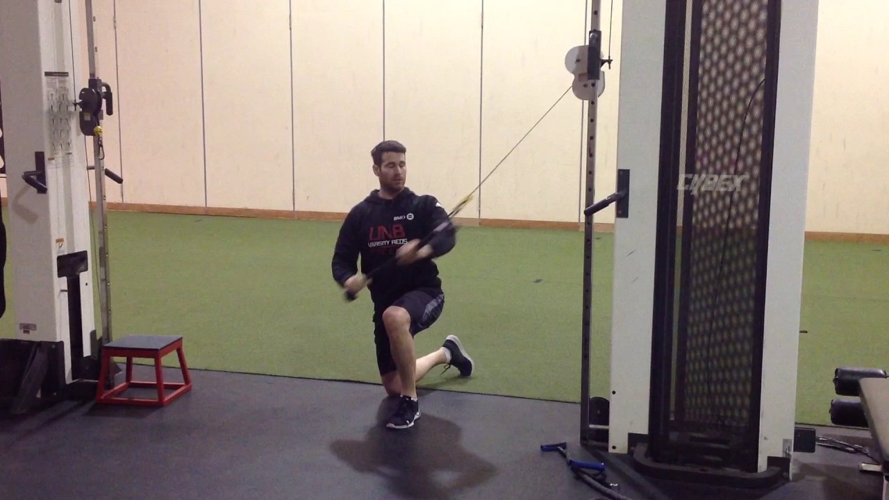Half Kneeling Cross Body Cable Lift/Chop - YouTube