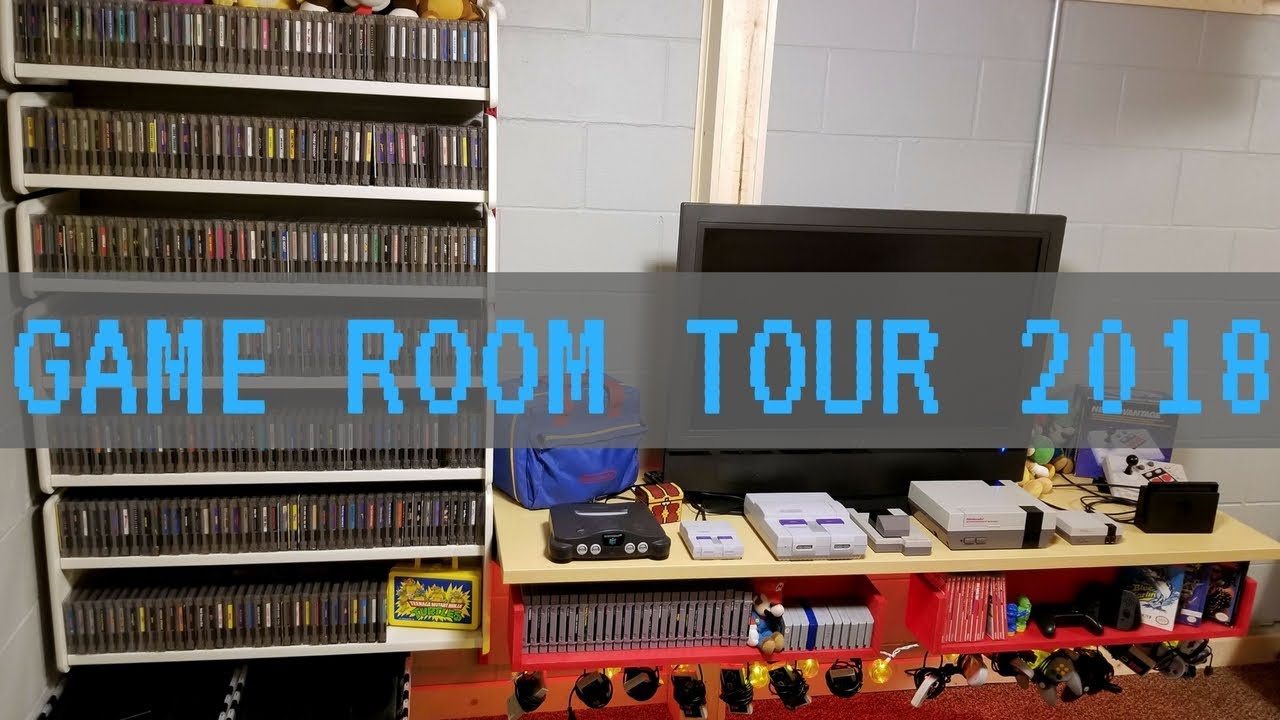 Game Room Tour 2018 - YouTube