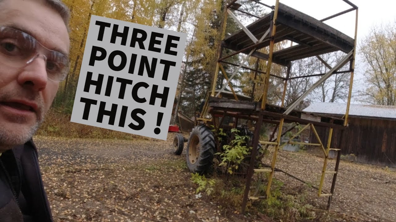 Tractor mount work platform for heights - YouTube