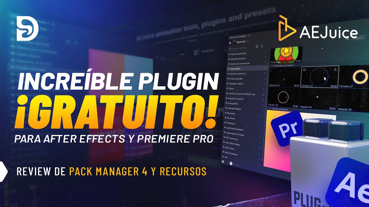 AE Juice Plugin GRATIS de After Effects y Premiere Pro 🔥¡TIENE TODO LO ...