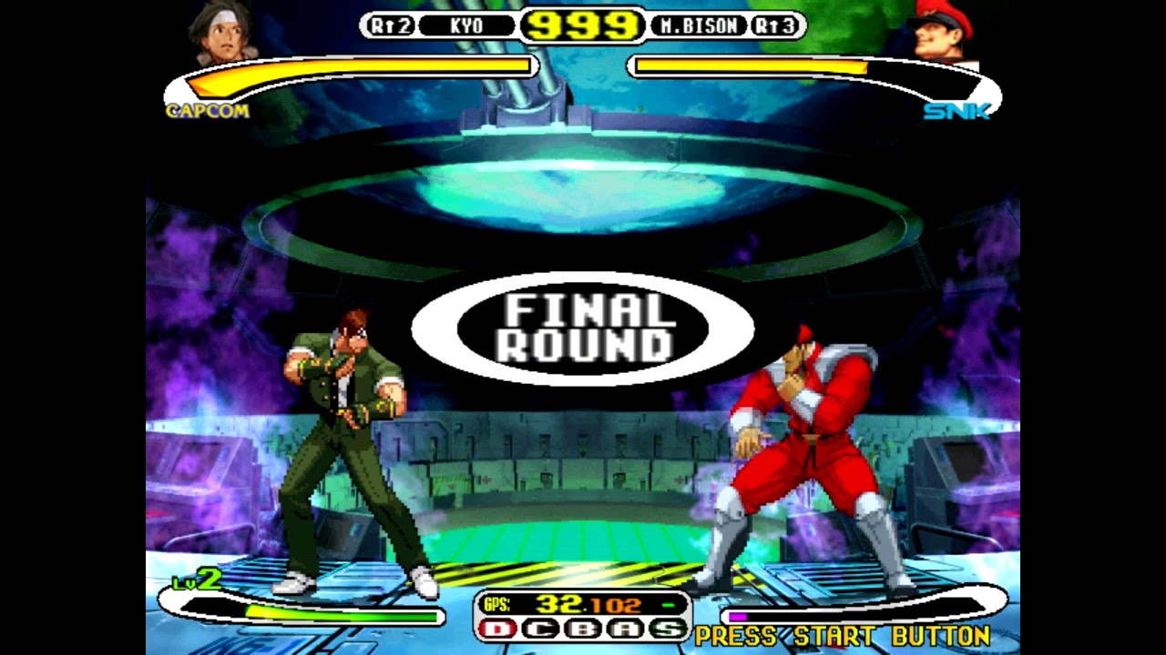 Capcom vs SNK - M. Bison boss - YouTube