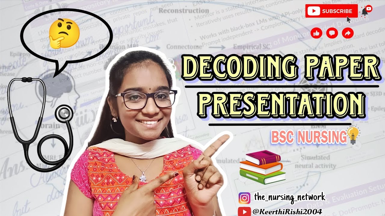 Decoding Paper Presentation📄 || 8 Principles|| Bsc Nursing 🥼|| - YouTube