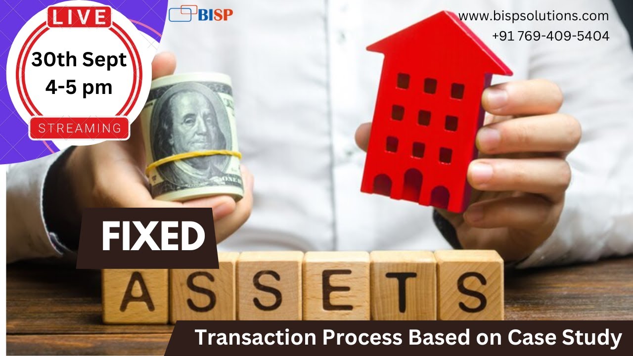 Live Webinar of Fixed Assets Transaction Process Based on Case Study ...