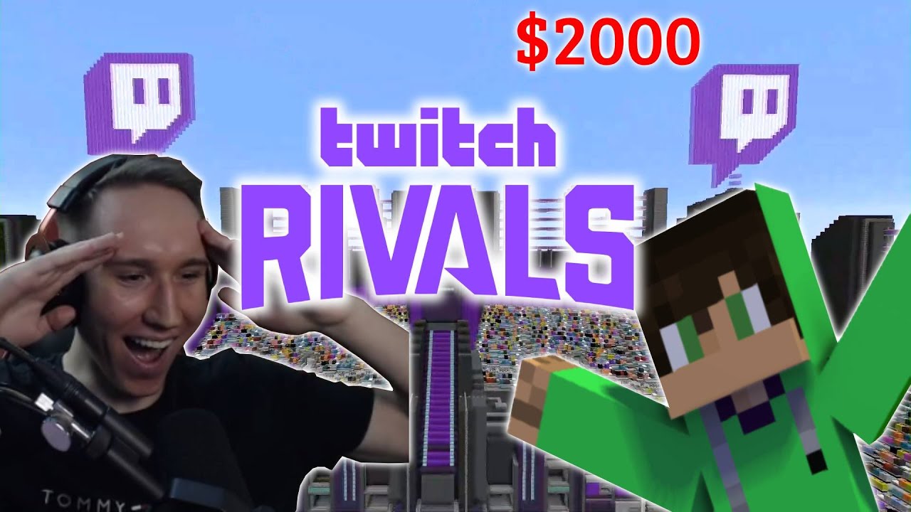 I Won $2000 Playing Minecraft!! Part 1/2 | Twitch Rivals | W/ Ravs and ...