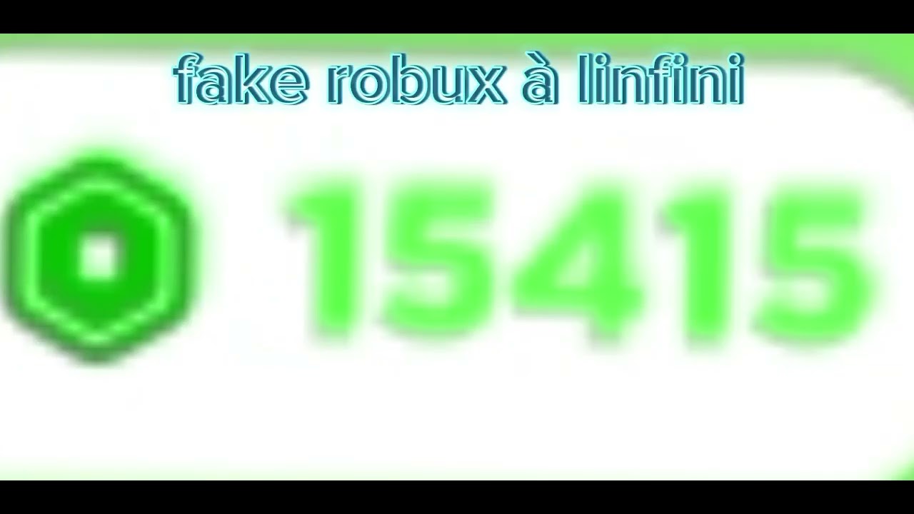 fake robux - YouTube