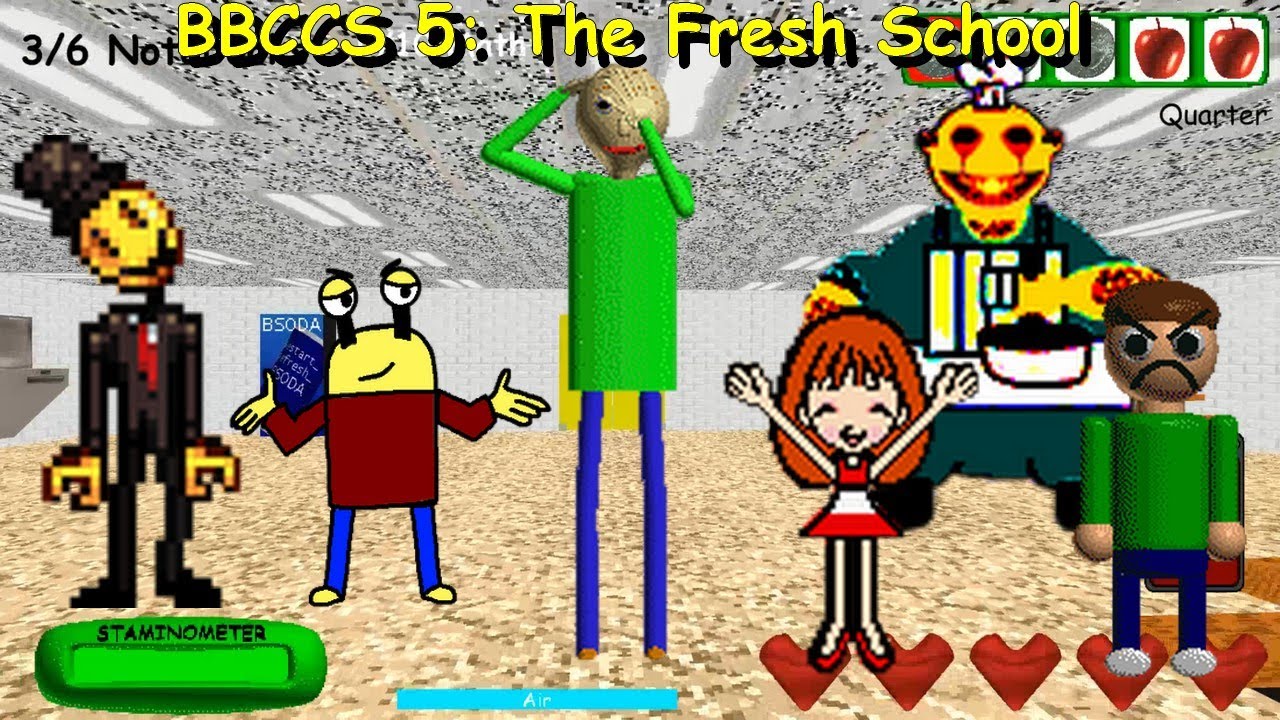 BBCCS 5: The Fresh School - Baldi's Basics Mod - YouTube