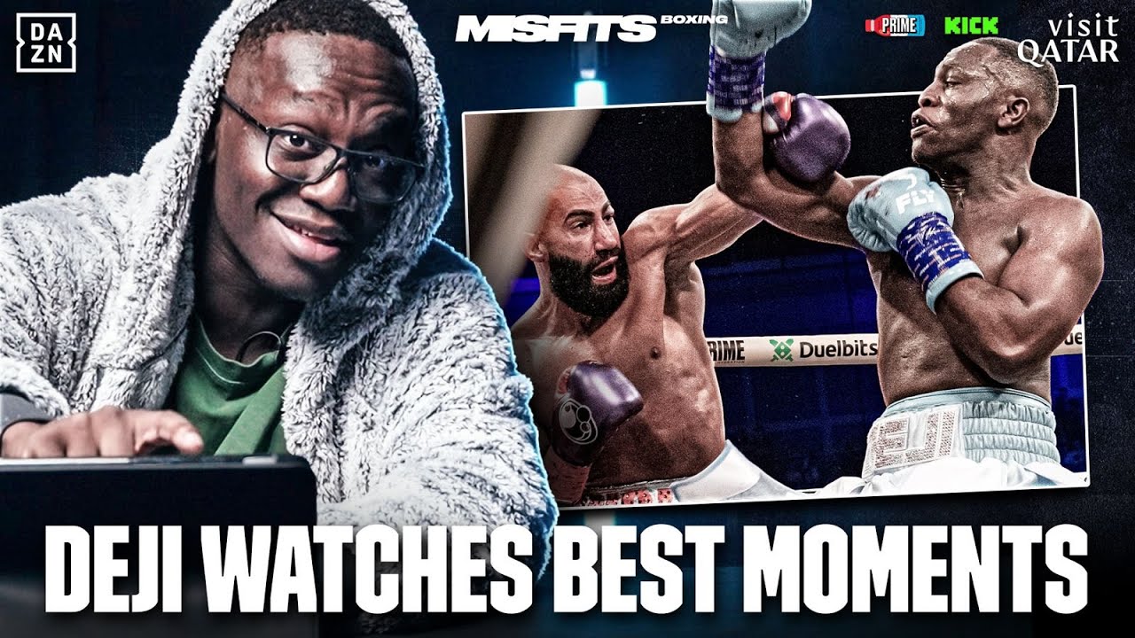 Deji Watches his BEST MOMENTS | Qatar The Supercard | Misfits Boxing ...