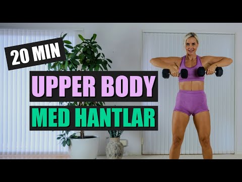 Träna Axlar, Biceps, Triceps och Rygg med Hantlar