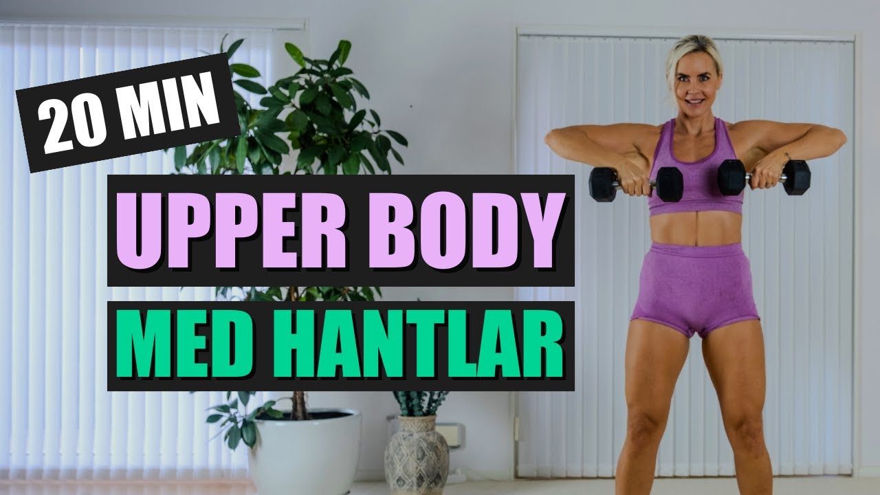 Träna Axlar, Biceps, Triceps och Rygg med Hantlar - YouTube