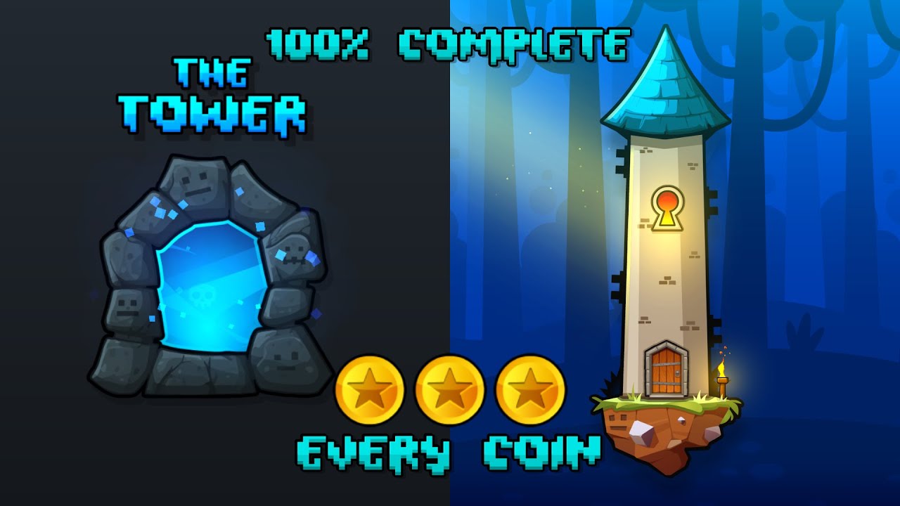 GEOMETRY DASH 2.2 - All "The Tower" levels - 100% Complete (All 12 ...