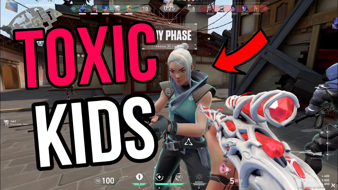 The Most Toxic Kids in Valorant - YouTube