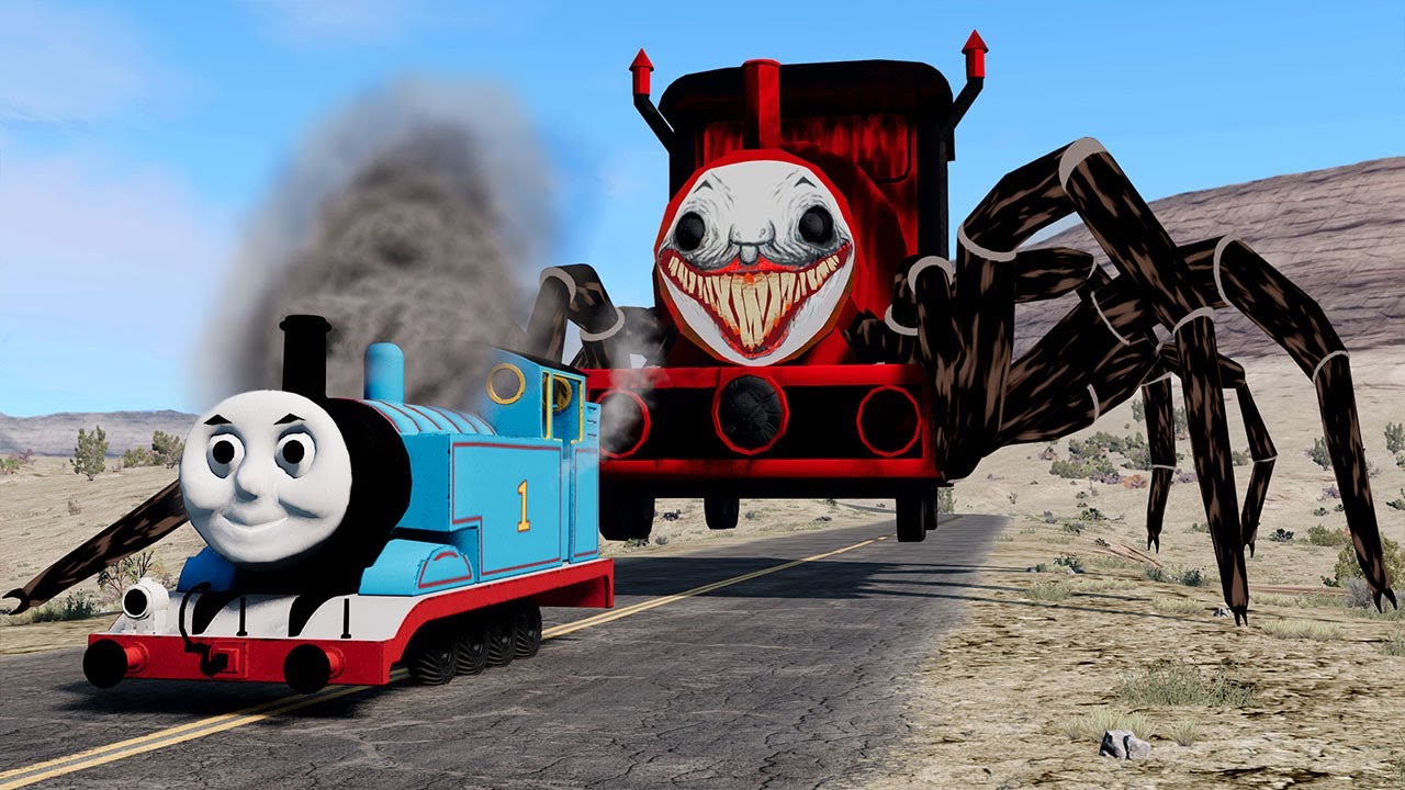 CHOO CHOO CHARLES vs THOMAS the Tank Engine & Epic Escape From The ...