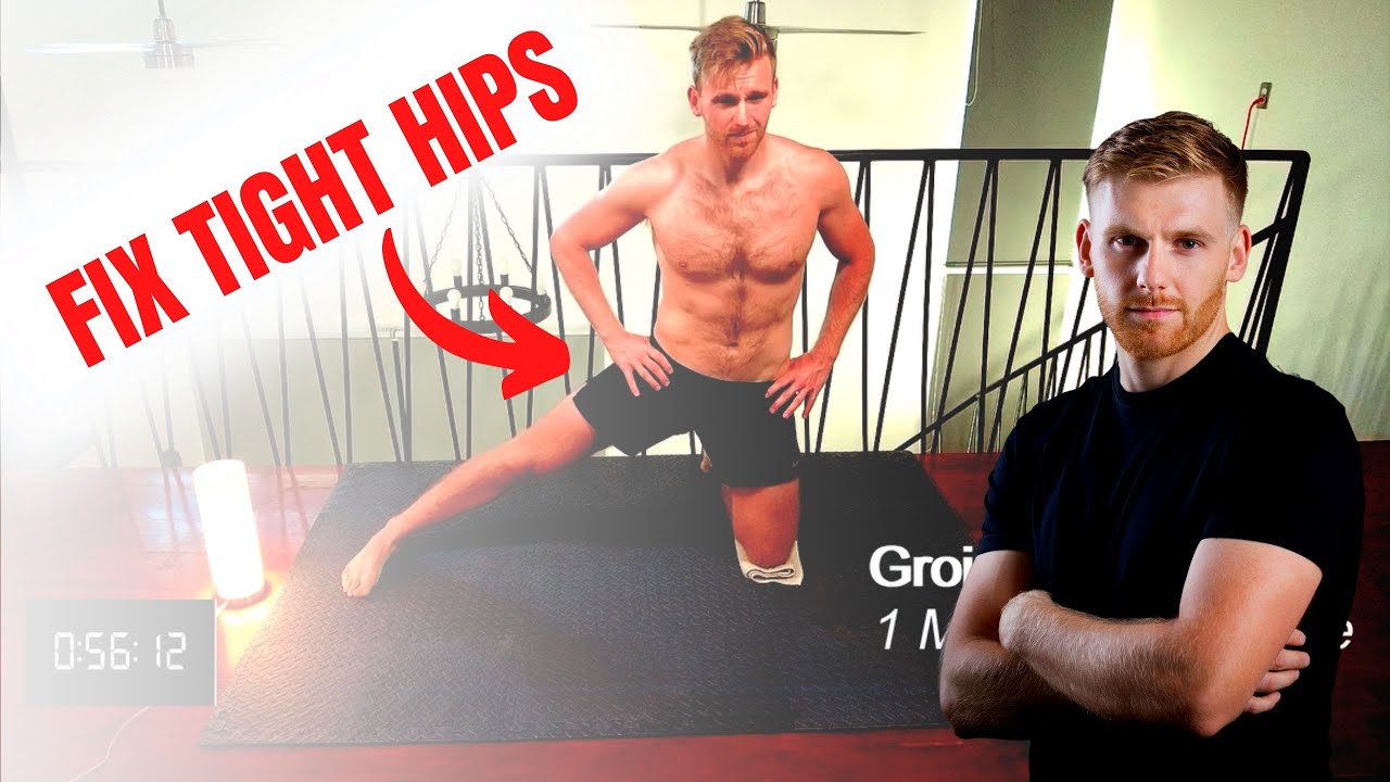 Hip Mobility Exercises For Beginners - Tight Hips Exercises (Easy Hip ...