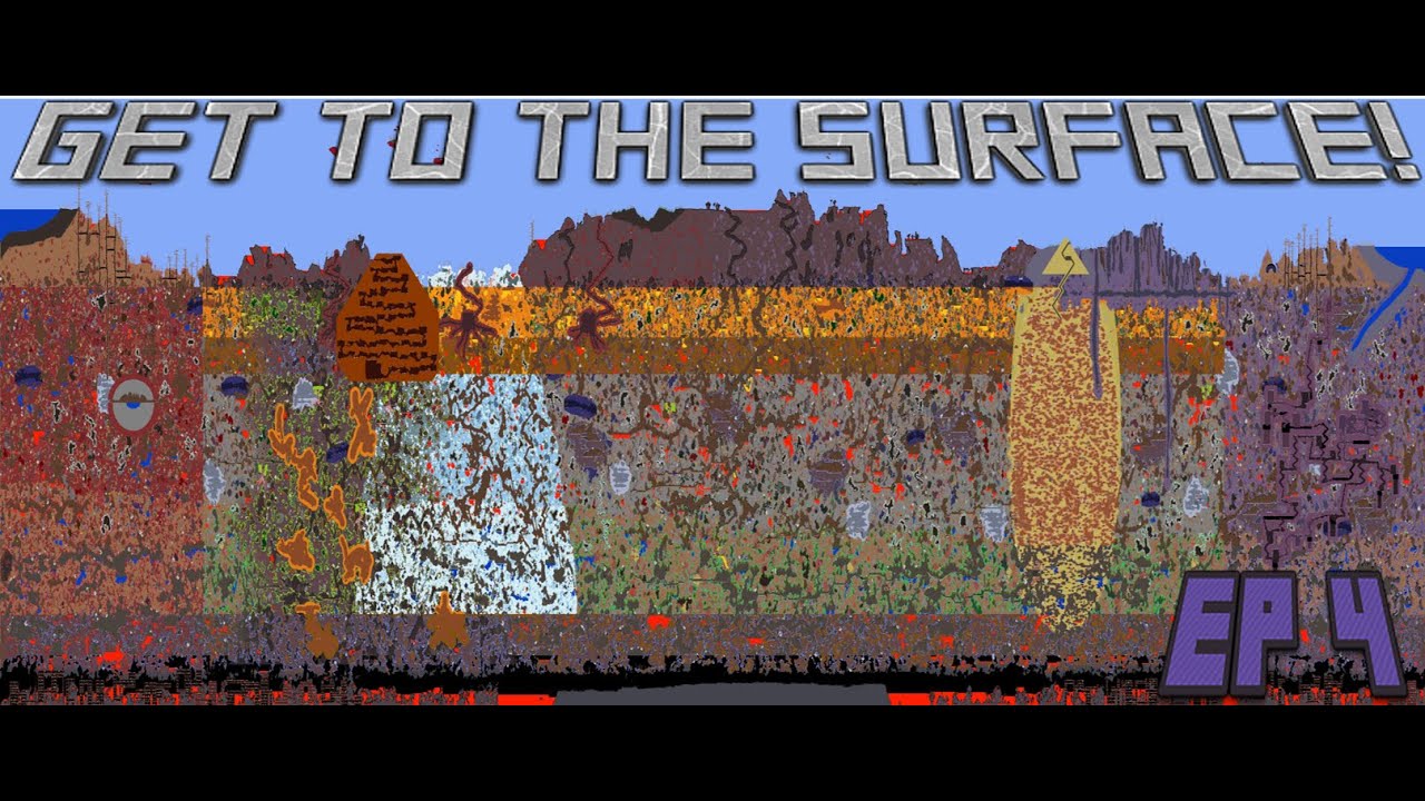 Terraria Legendary Mode Ep 4 Going to the Surface! - YouTube